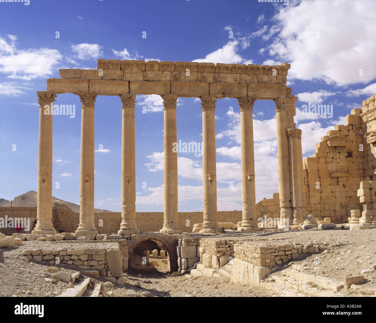 Baal Temple Arena Stock Photo - Alamy
