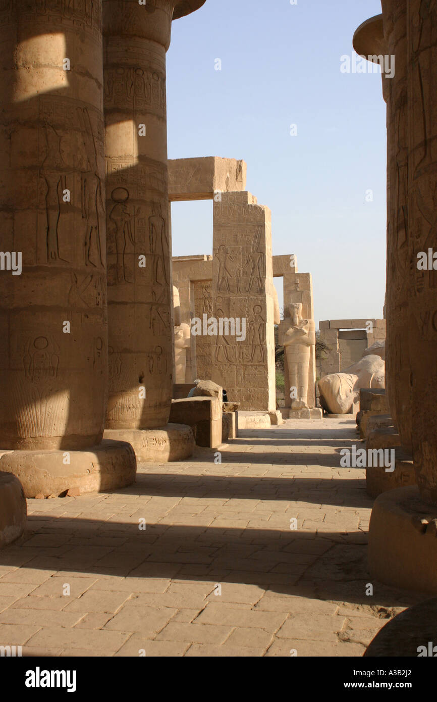 The funeral temple of pharaoh ramses ii hi-res stock photography and ...