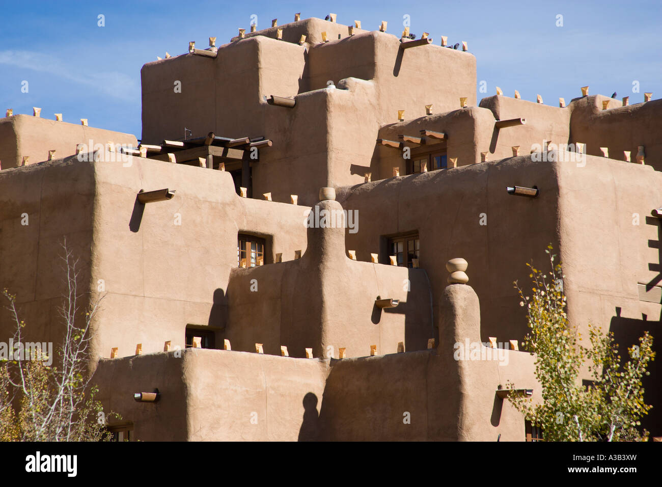 USA New Mexico Santa Fe The Inn And Spa At Loretto Hotel built in Adobe ...