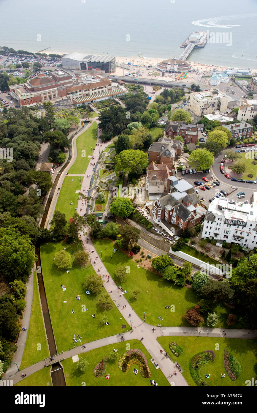 Bournemouth aerial view hi-res stock photography and images - Alamy