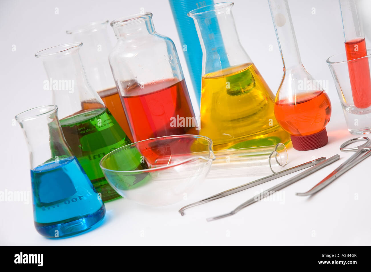assortment of lab equipment Stock Photo - Alamy