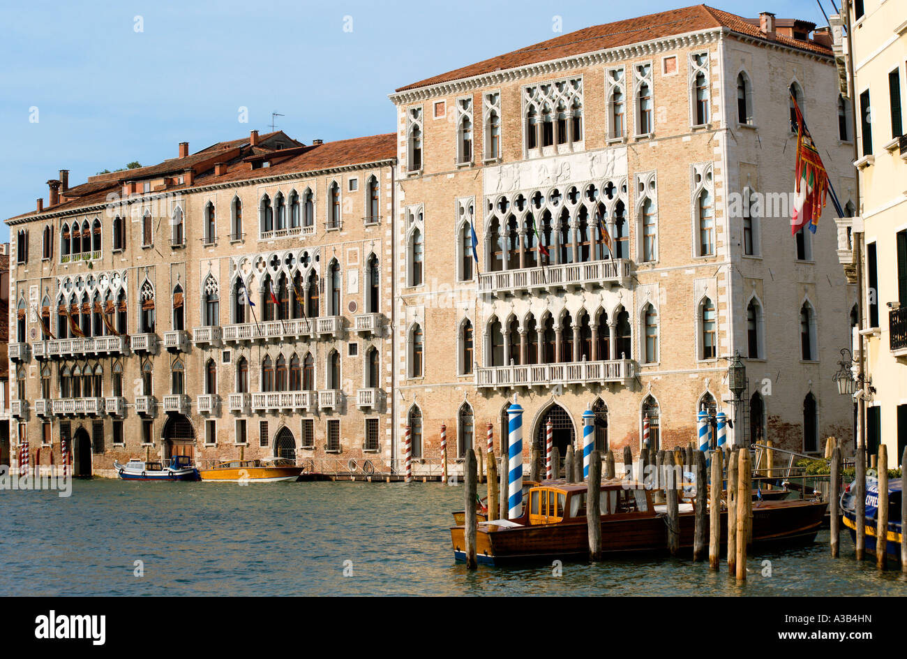 ITALY Veneto Venice Palazzo Ca Foscari on the Grand Canal built for ...