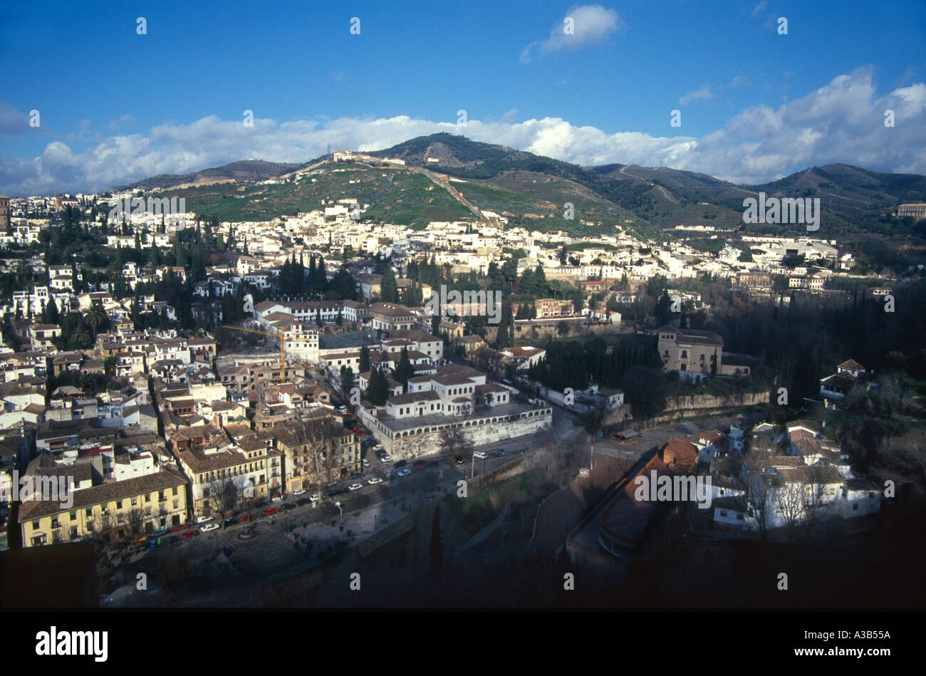 Granada alhambra panoramic view hi-res stock photography and images - Alamy