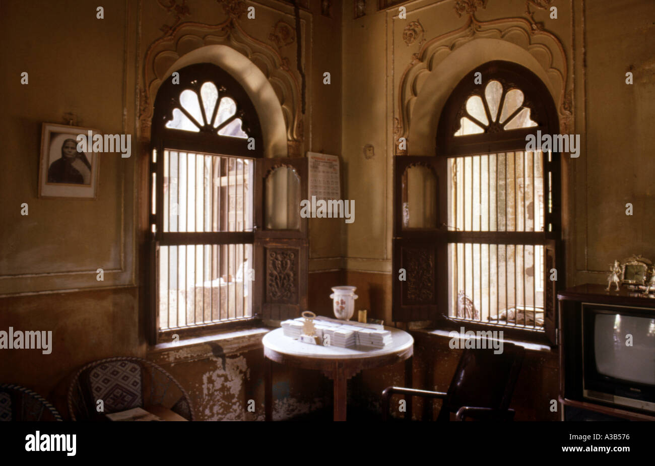 Old Parsi house in Ahmedabad Gujarat India Stock Photo - Alamy