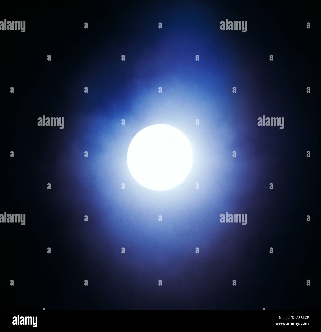 Eclipse 1 sequence clear part 1 of 8 Stock Photo - Alamy