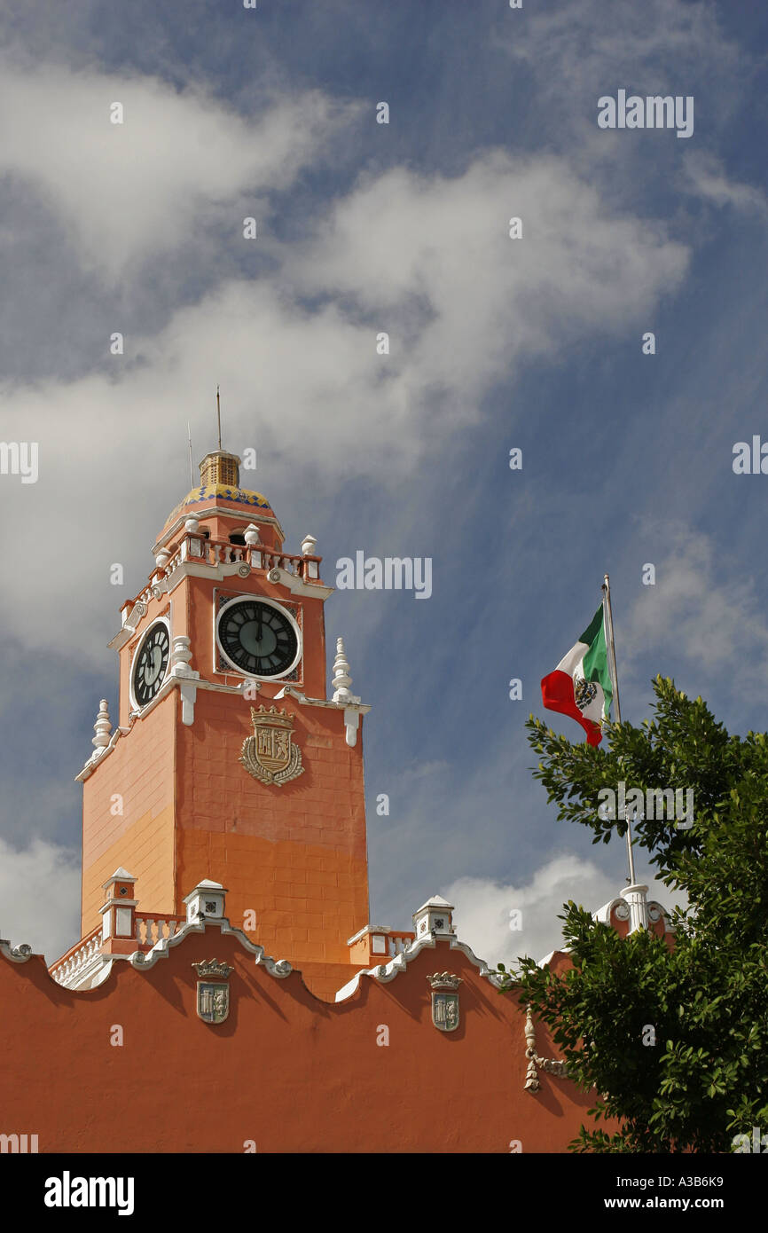 The Palacio Municipal (Town Hall) in Merida Yucatan Mexico Stock Photo ...