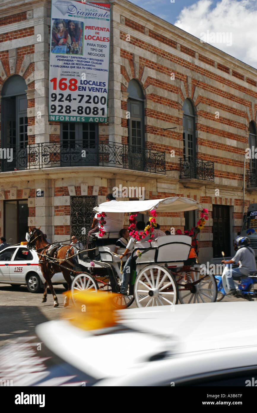 The Main Square Merida Mexico Stock Photo - Alamy