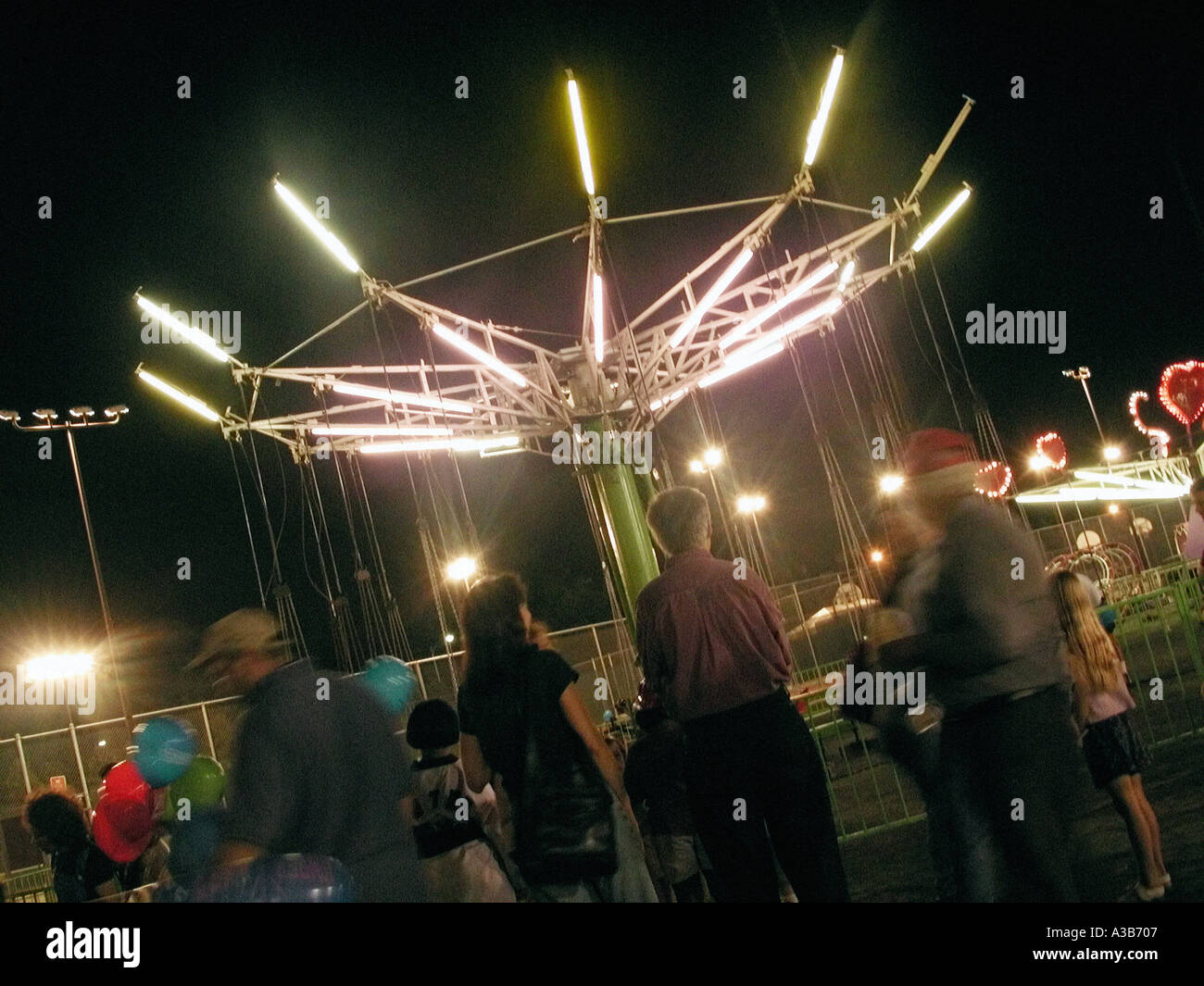 Carnival ride tilt a whirl hi-res stock photography and images - Alamy