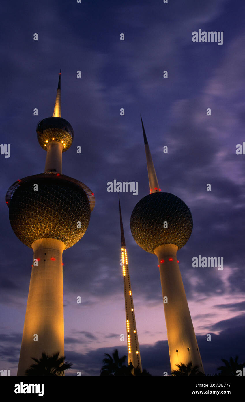 Kuwait Water Towers Kuwait's 300ft Water Towers, Minaret Like In Their