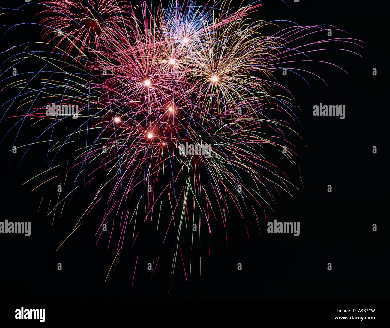 JAPAN Kyoto Hanabi Fireworks in traditional Japanese design of the ...