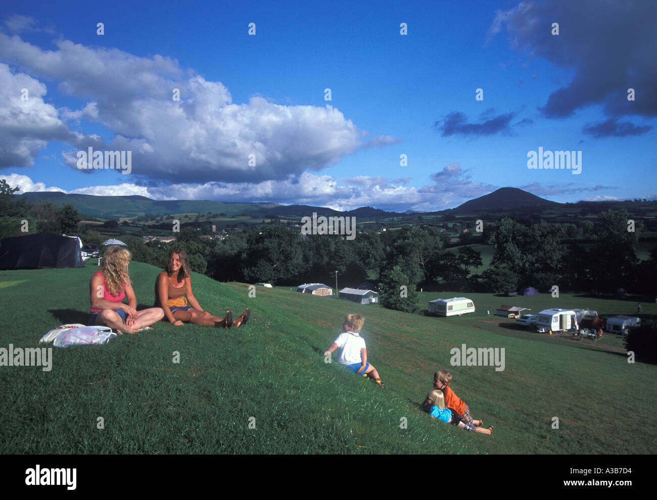 Camping Brecon Beacons Wales United Kingdom Stock Photo - Alamy
