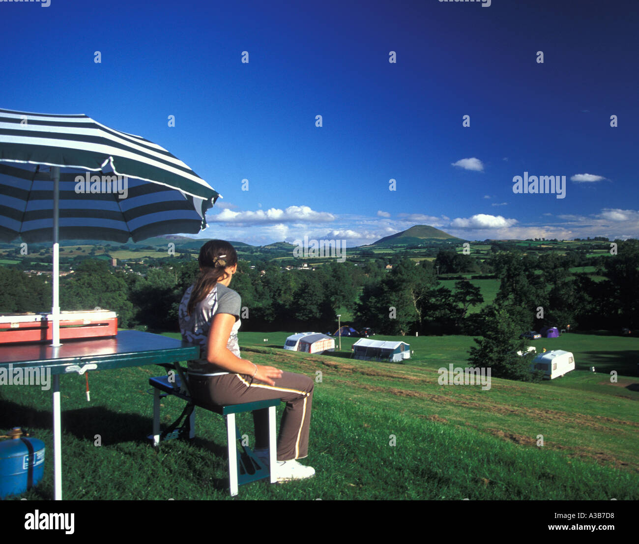 Camping Brecon Beacons Wales United Kingdom Stock Photo - Alamy