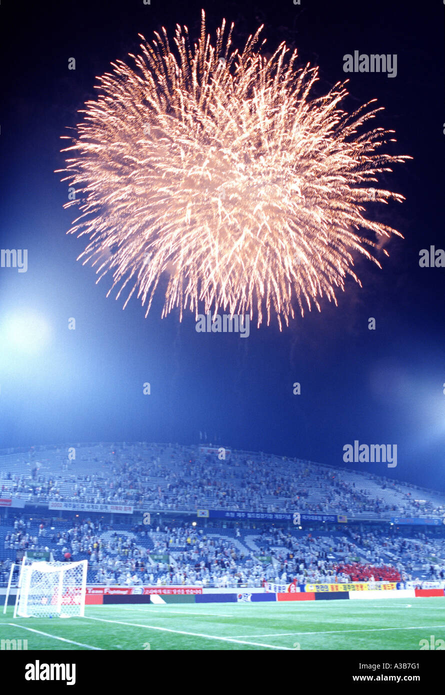 Soccer fireworks hi-res stock photography and images - Alamy