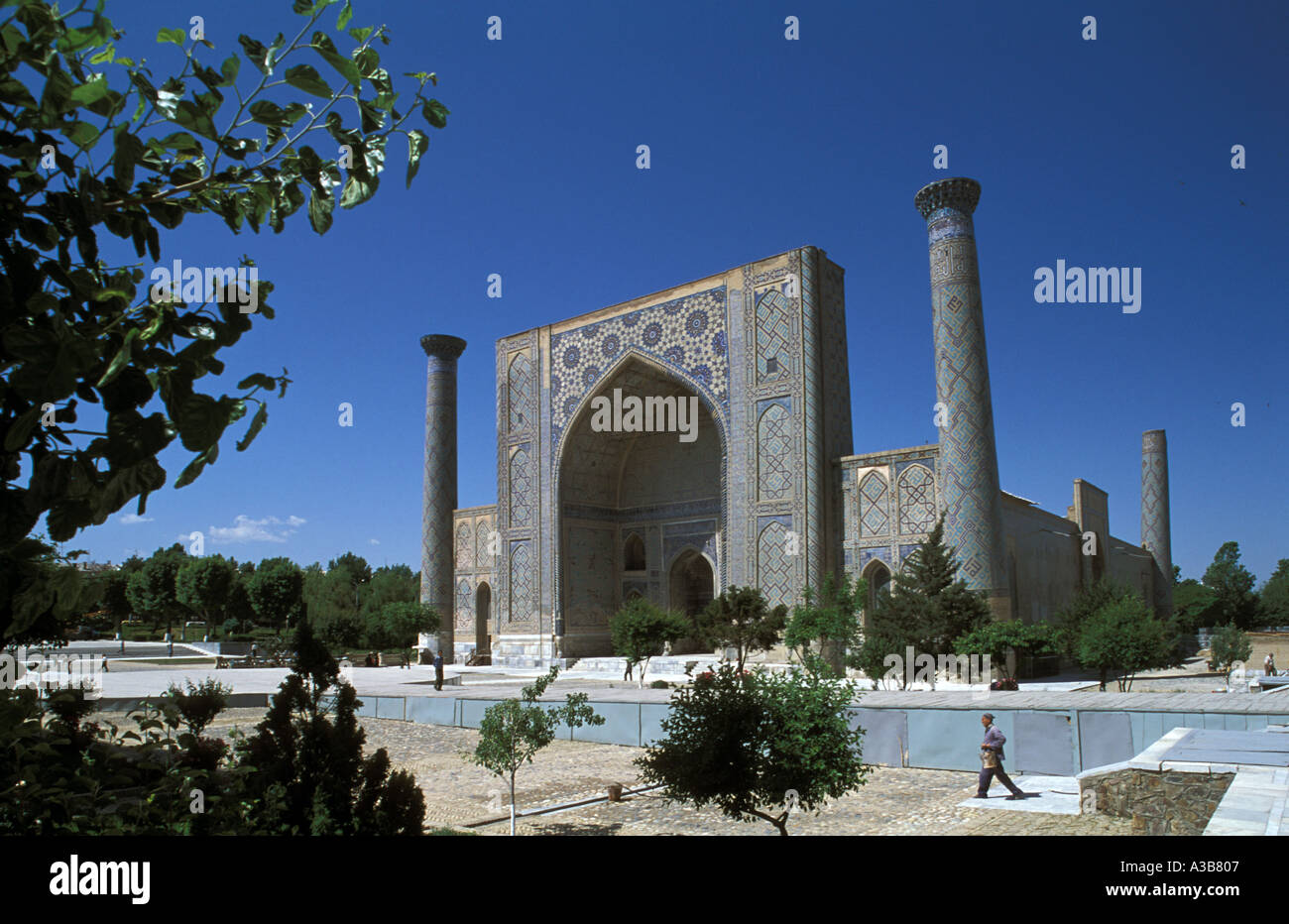 The Registan in Samarkand, Uzbekistan Stock Photo - Alamy