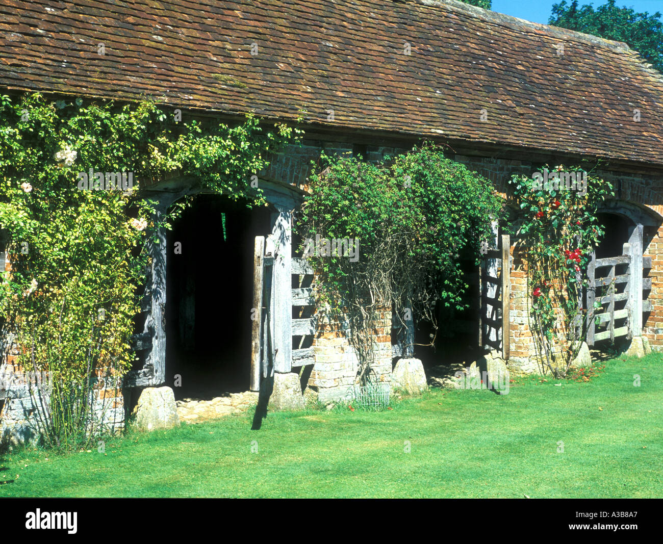Old stone stables or stock pens Stock Photo - Alamy