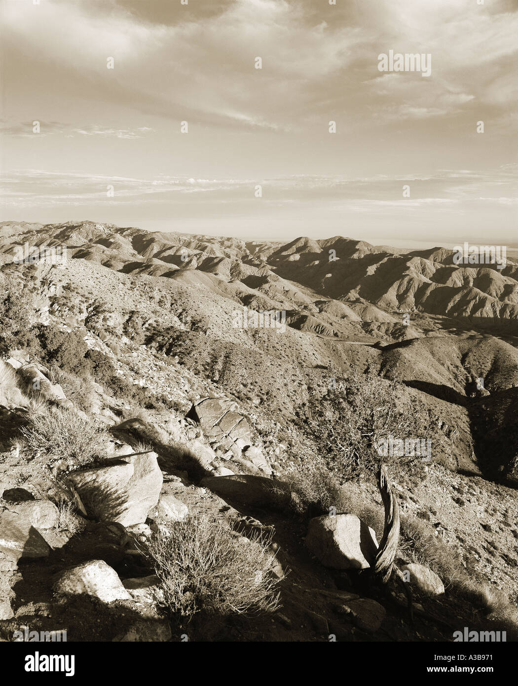 Keys Point overlook at Joshua Tree National Park Stock Photo - Alamy