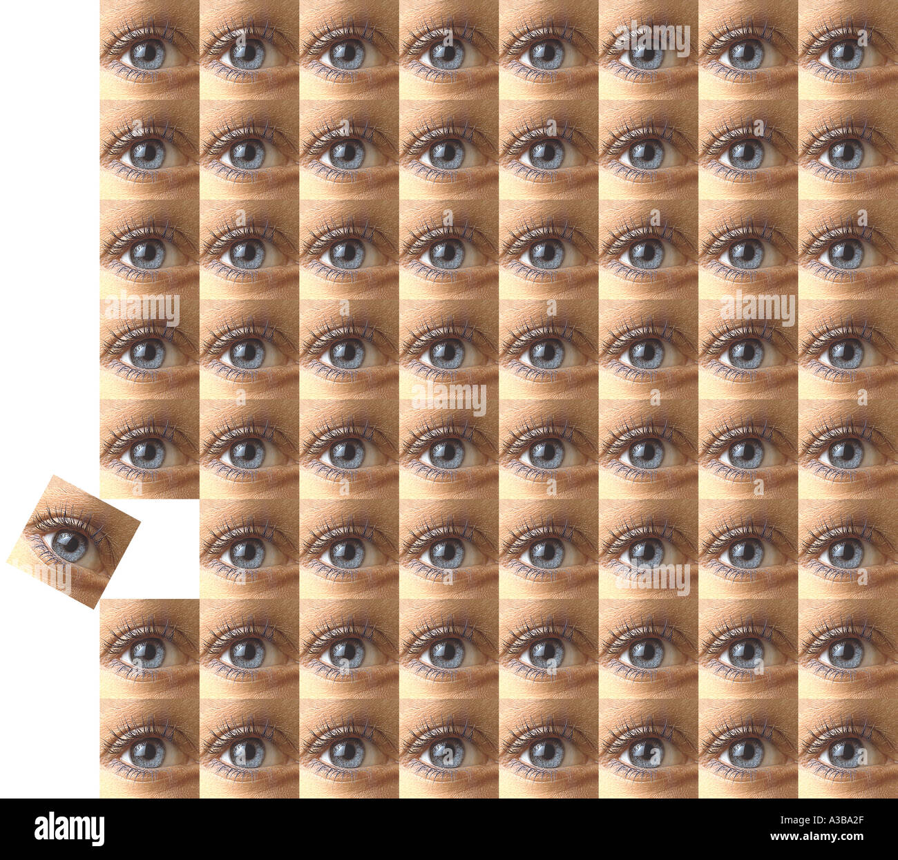Computer Image Eyes Stock Photo - Alamy