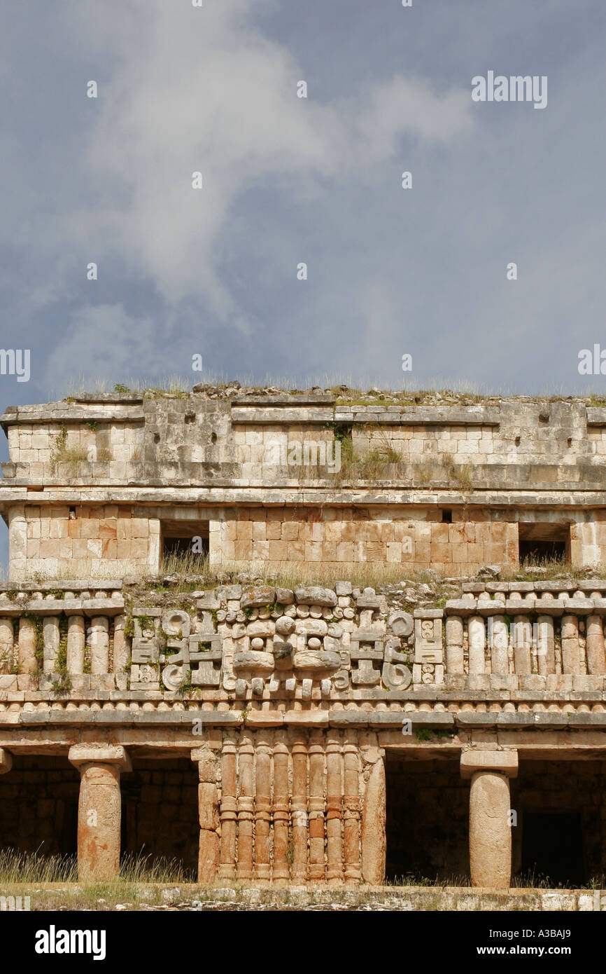 The Great Palace of Sayil Mayan Ruins Yucatan Mexico Stock Photo - Alamy