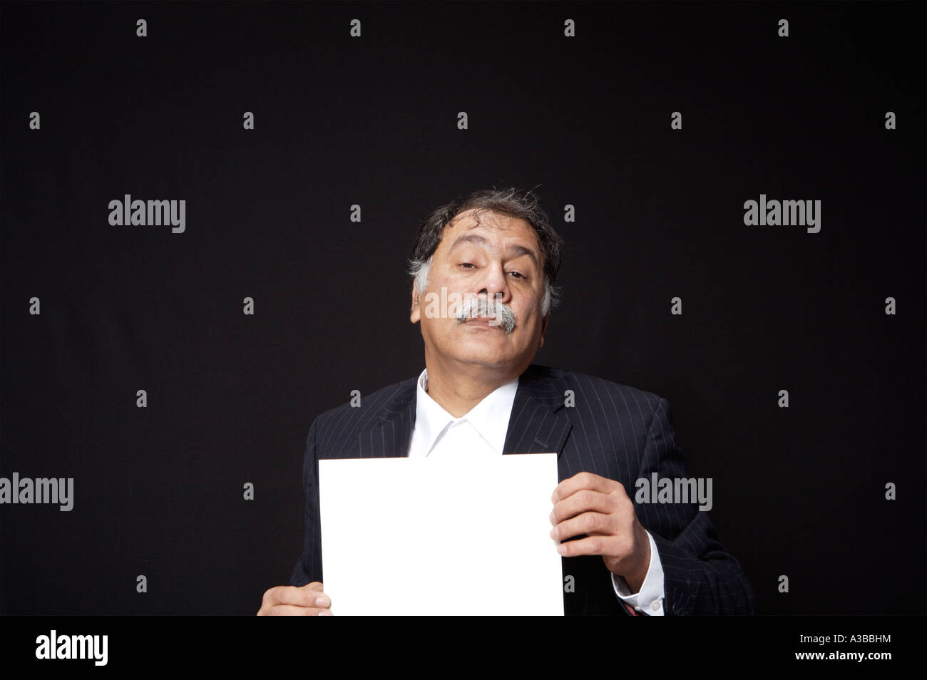 man and sign Stock Photo - Alamy