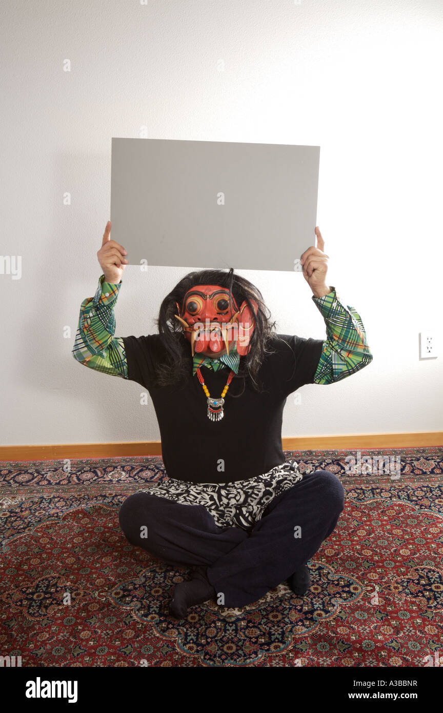 man and sign Stock Photo - Alamy