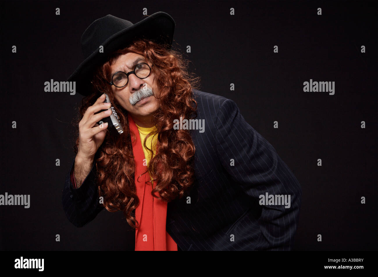 man and phone Stock Photo - Alamy