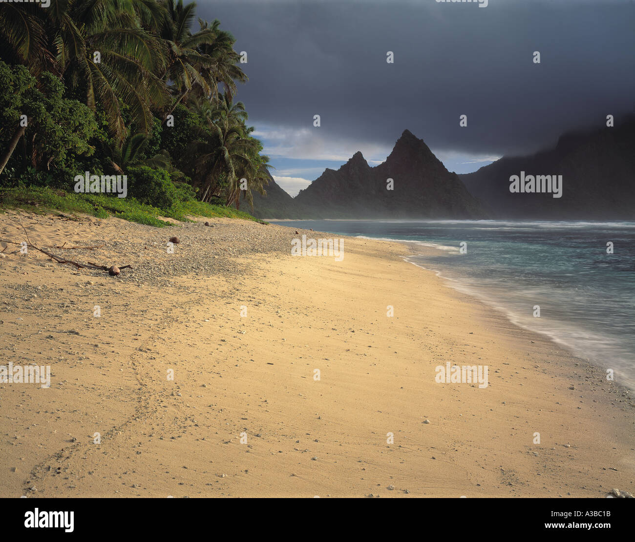 Morning Light at Ofu Beach National Park of American Samoa American ...
