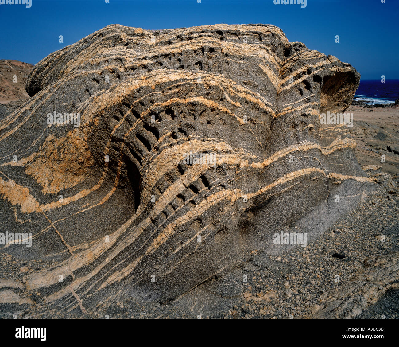 Desert Rock Forms Sultanate of Oman Stock Photo - Alamy