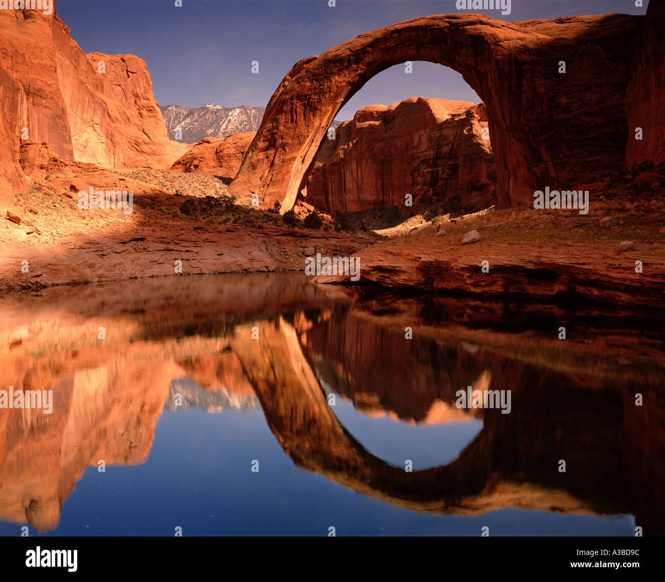 Rainbow Bridge Reflection Rainbow Bridge National Monument Utah Stock ... Rainbow Bridge Reflection Rainbow Bridge National Monument Utah Stock ...