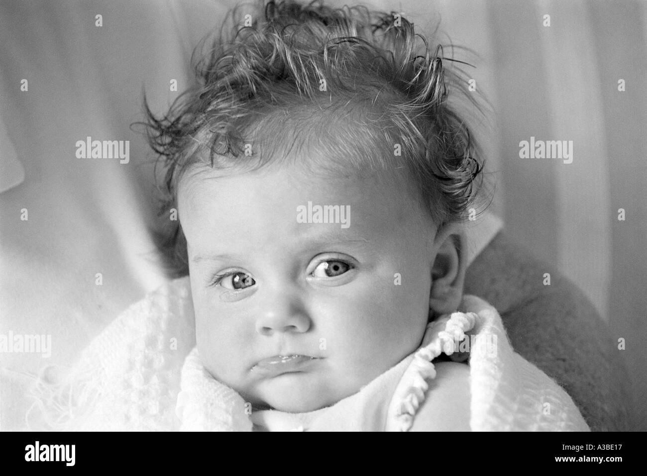 baby with curly hair Stock Photo - Alamy