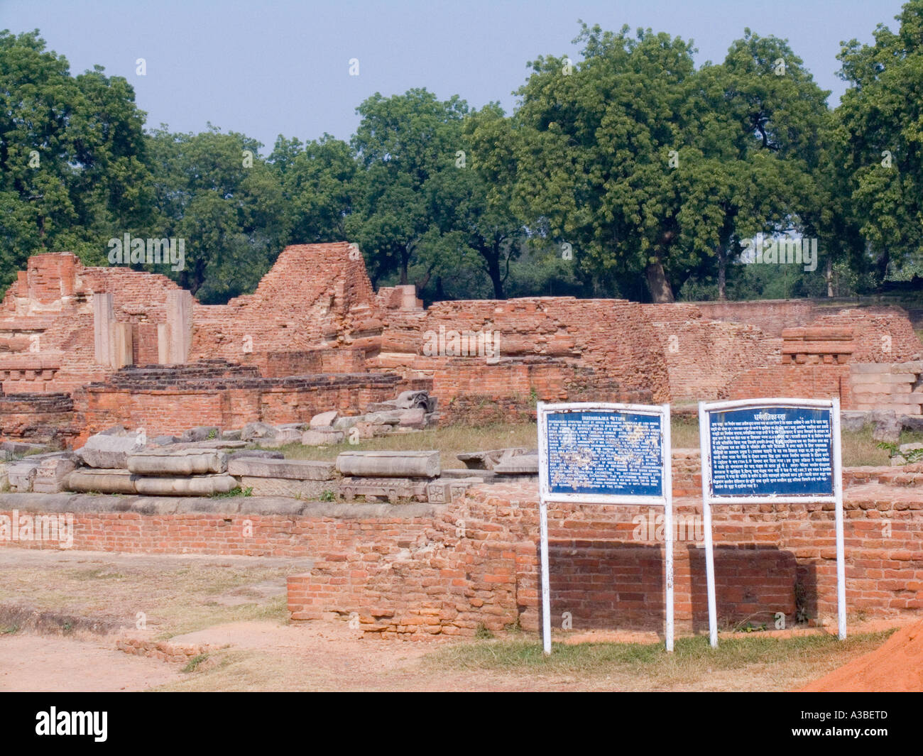 SARNATH UTTAR PRADESH INDIA November Mulgandha Kuli the ruins of a huge ...