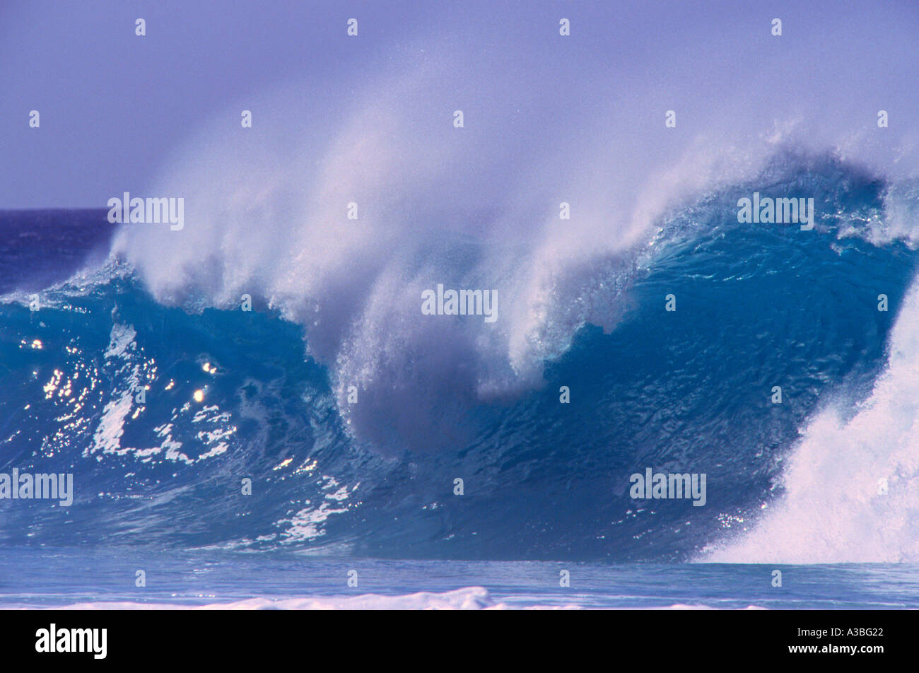 Big wave North Shore Oahu Hawaii USA 2902 015 29 Stock Photo - Alamy