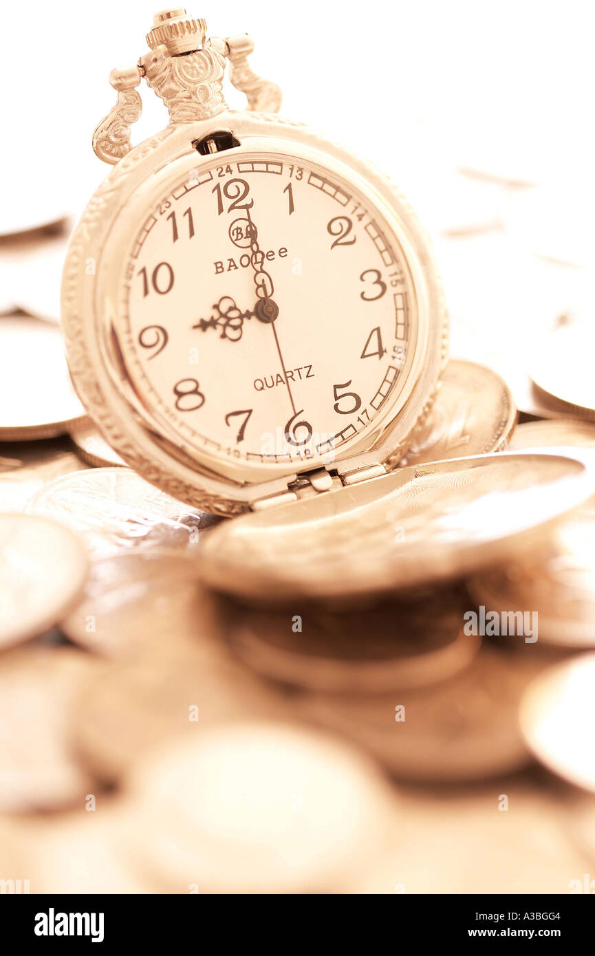 Time coin coins hi-res stock photography and images - Alamy