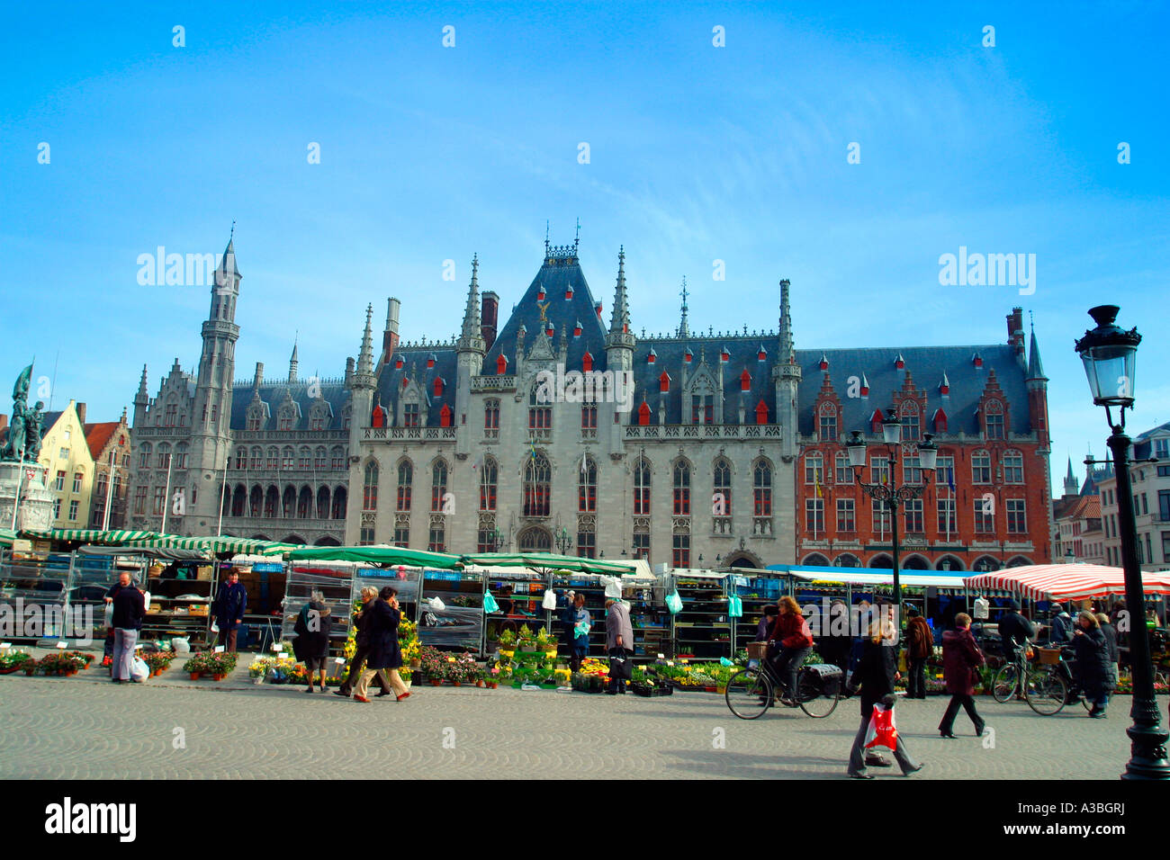 Bruges Belgium market Stock Photo - Alamy