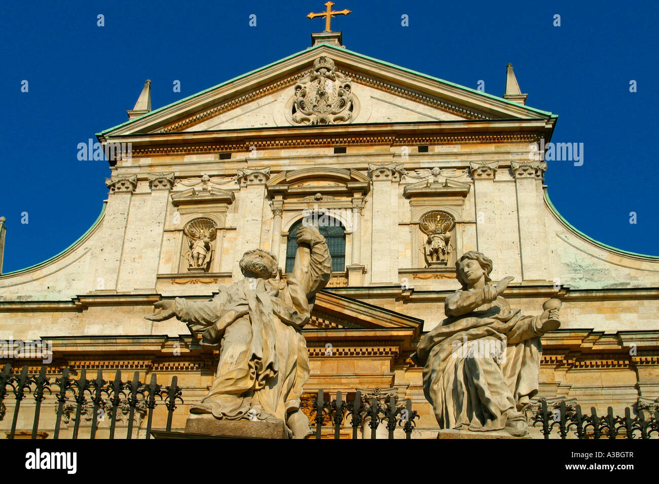Baroque church in Poland Stock Photo - Alamy