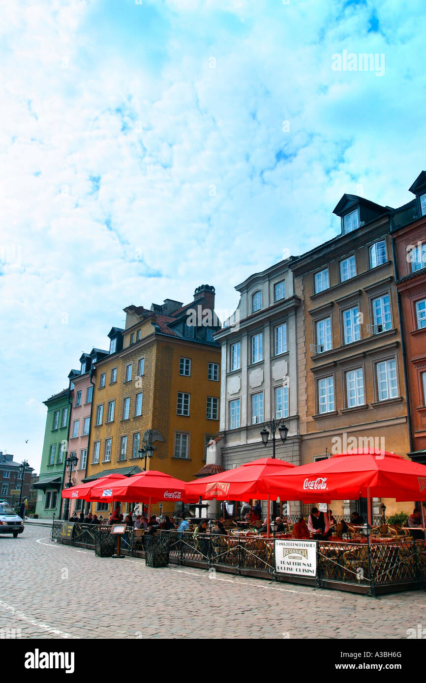 Warsaw poland old time square hi-res stock photography and images - Alamy