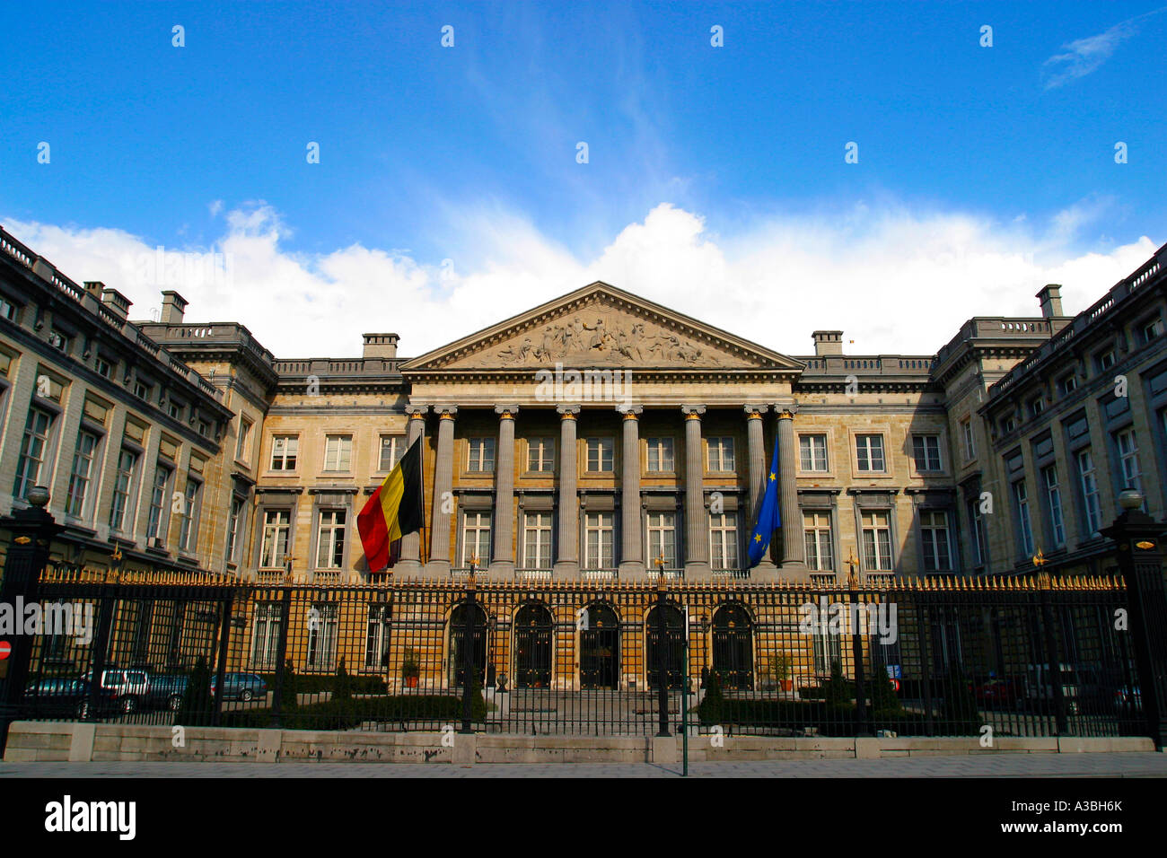 Brussels Belgium Parliament house Stock Photo - Alamy