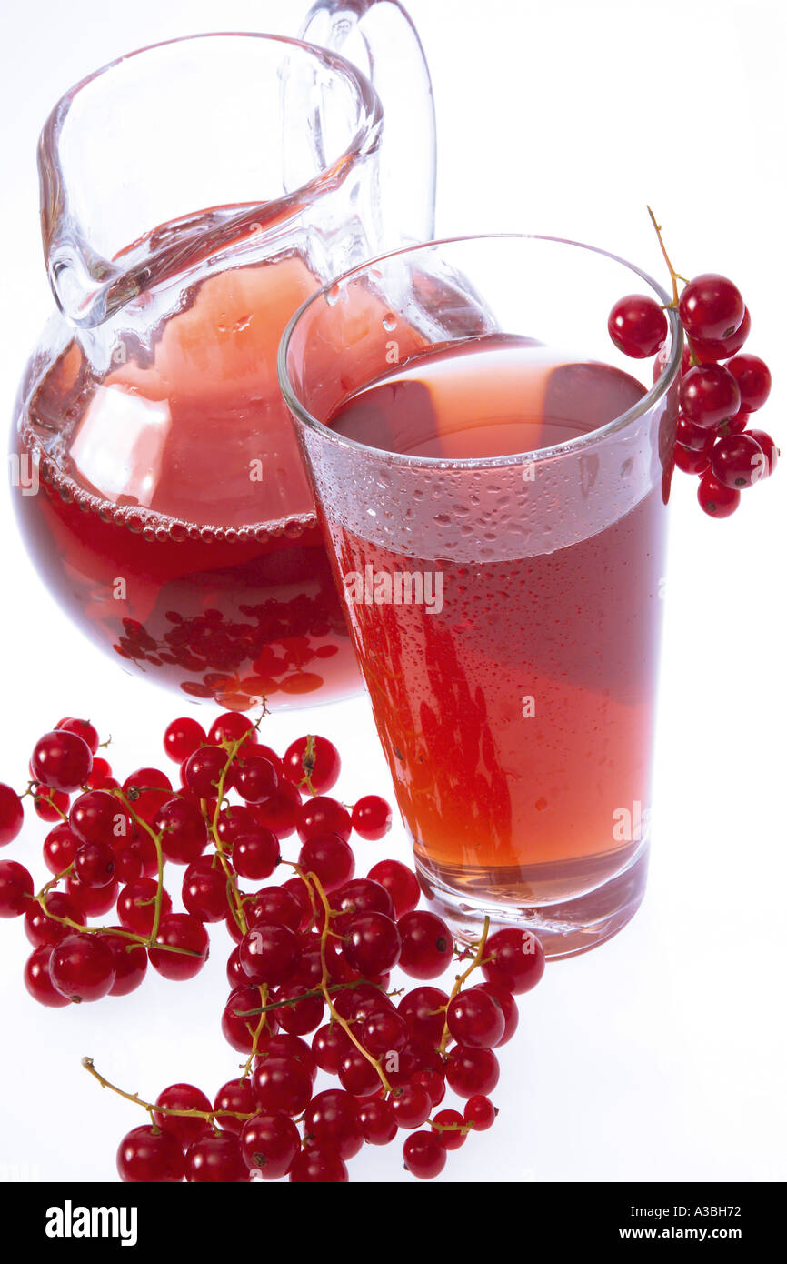Red currant juice Stock Photo - Alamy