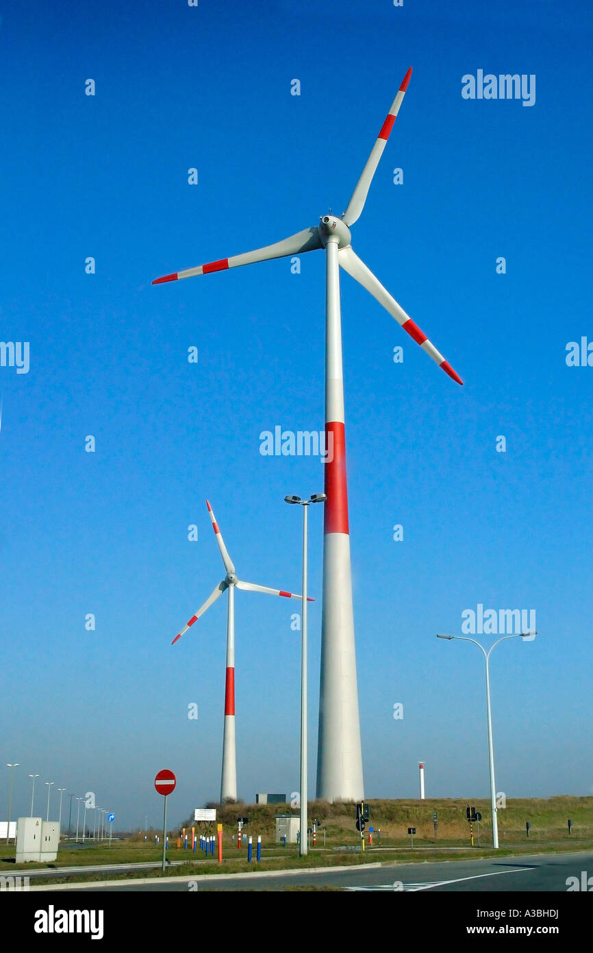 wind power alternate energy Stock Photo - Alamy