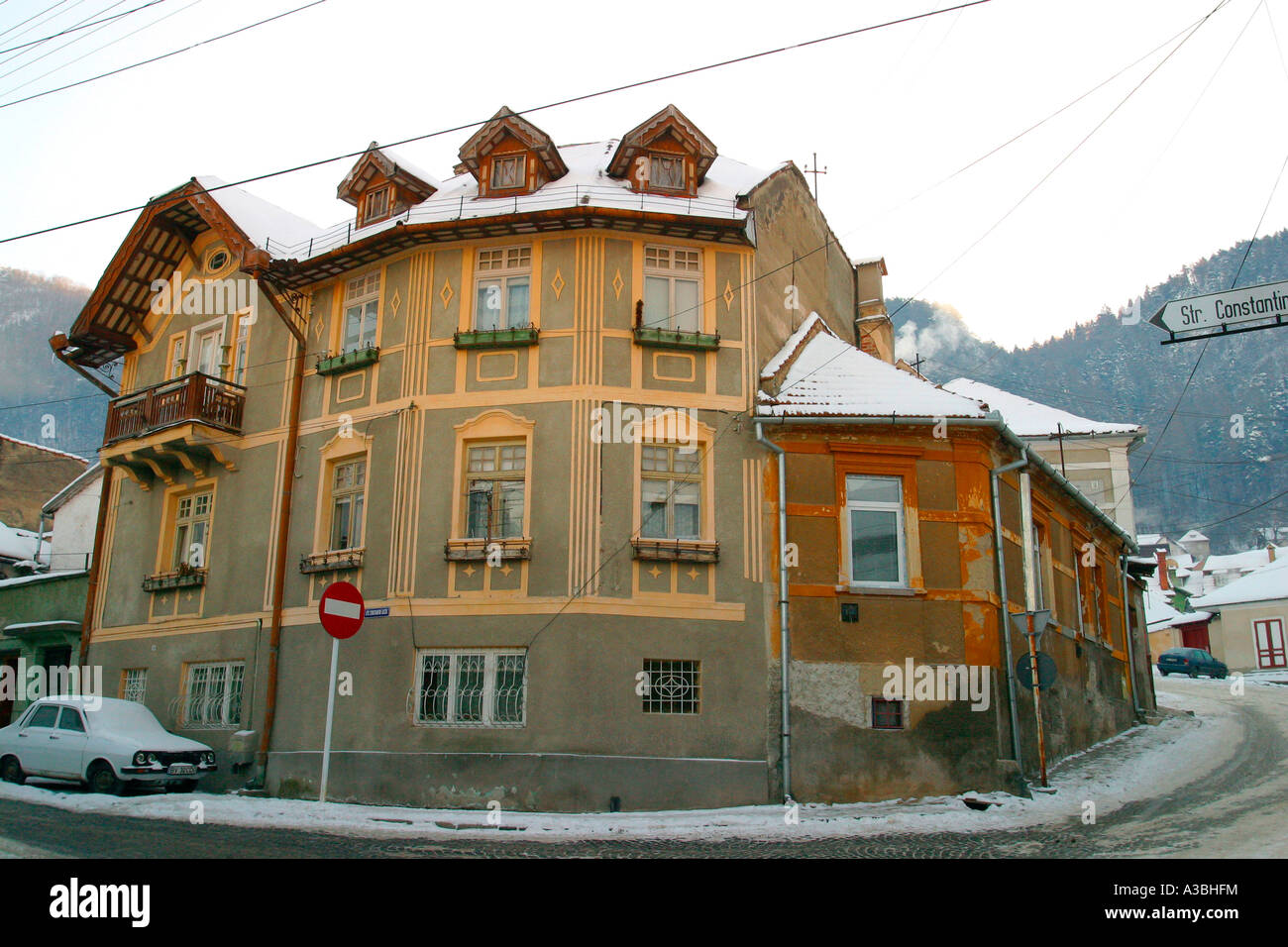 Transylvania Romania house Stock Photo - Alamy