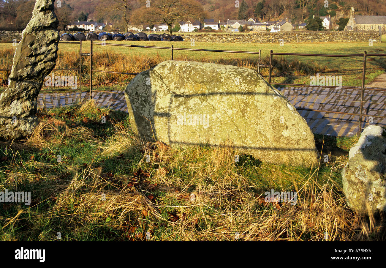 BEDDGELERT GWYNEDD NORTH WALES UK Jan Gelert's Grave legend has it that ...