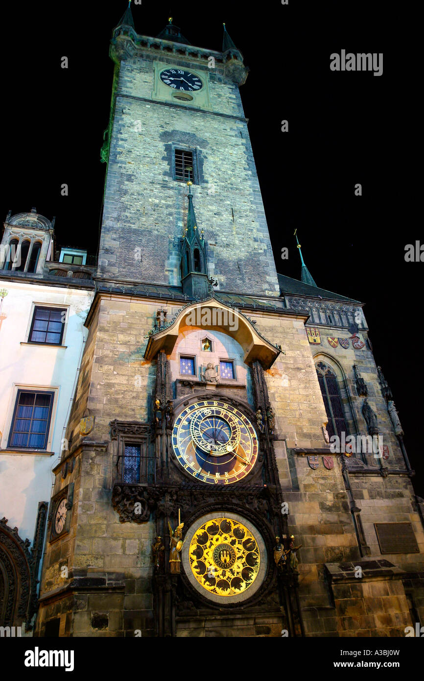 The Astronomical Clock Czech Republic Prague Stock Photo - Alamy