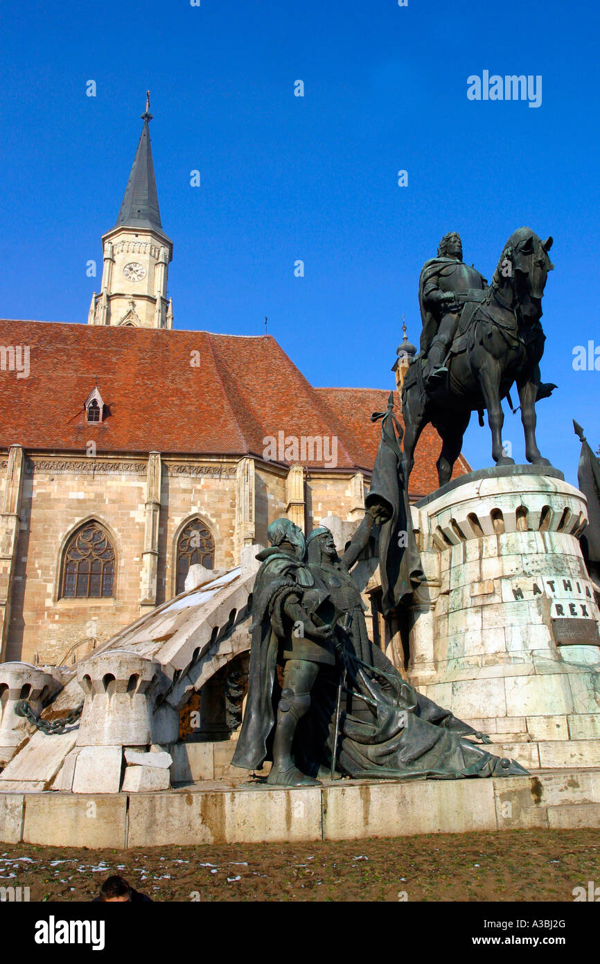 Maytas Coryinus Statue Cluj Napoca Romania Stock Photo - Alamy