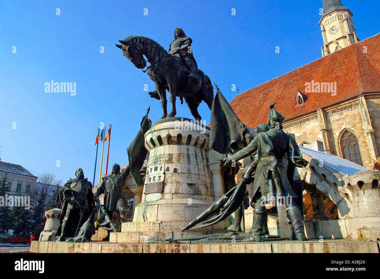 Maytas Coryinus Statue Cluj Napoca Romania Stock Photo - Alamy