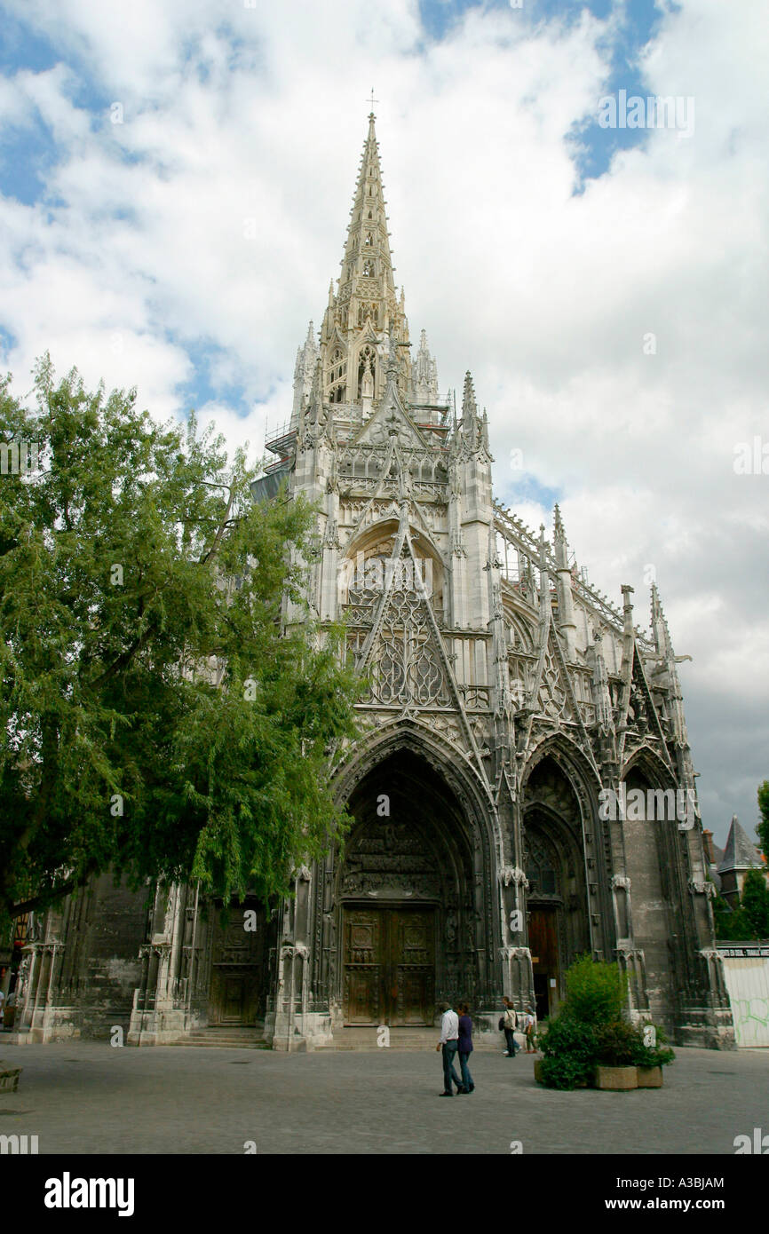 Medieval Town of Rouen France Stock Photo - Alamy