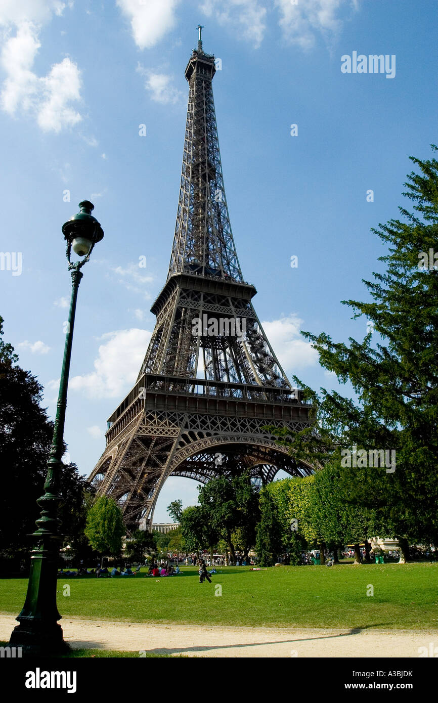 Eiffel Tower Paris France landmark Stock Photo - Alamy