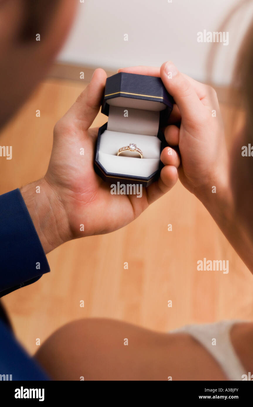 Black male proposing hi-res stock photography and images - Alamy