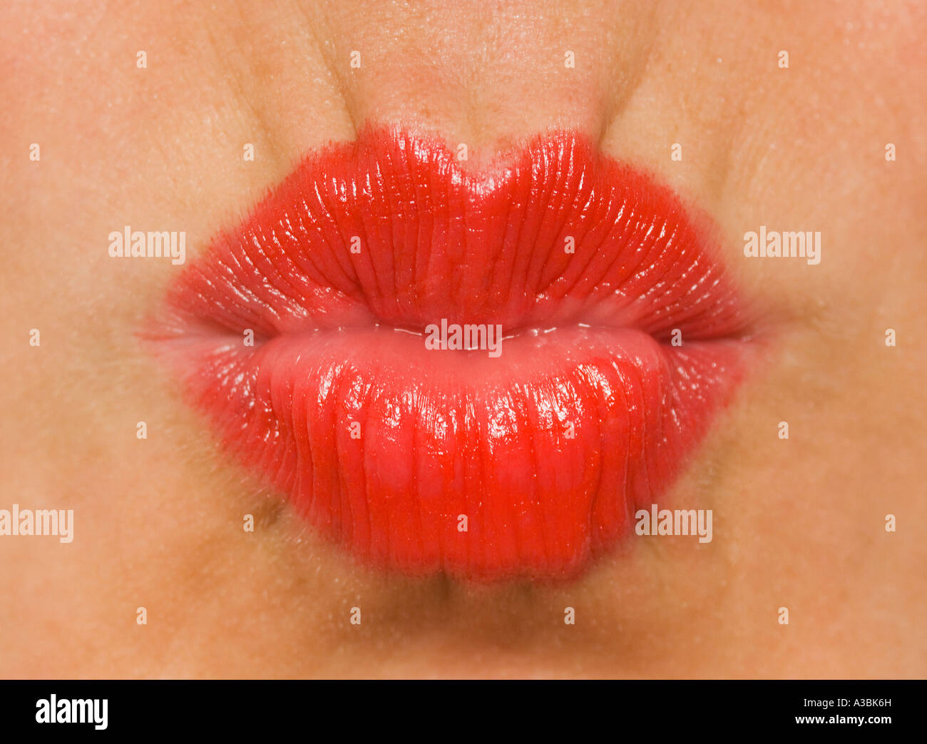 Close up girl puckering lips hi-res stock photography and images - Alamy