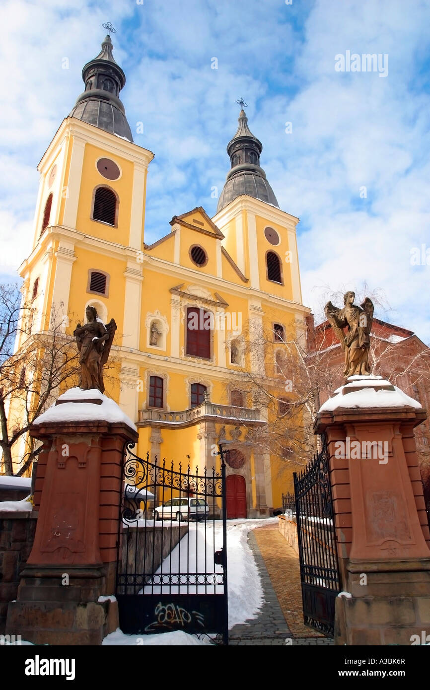 Baroque Architecture of Eger Hungry Stock Photo - Alamy