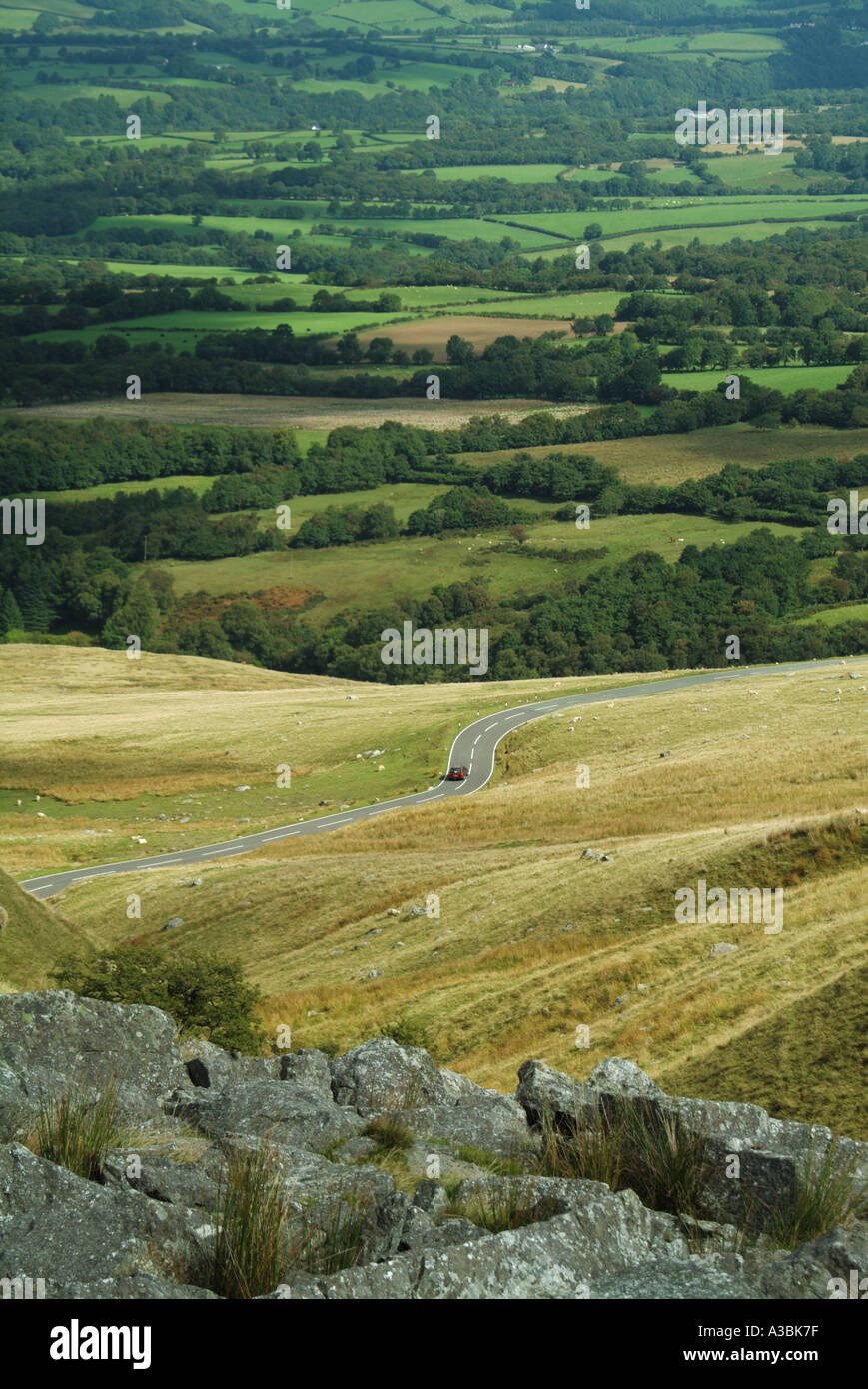 Beacons national park typical unfenced hi-res stock photography and ...
