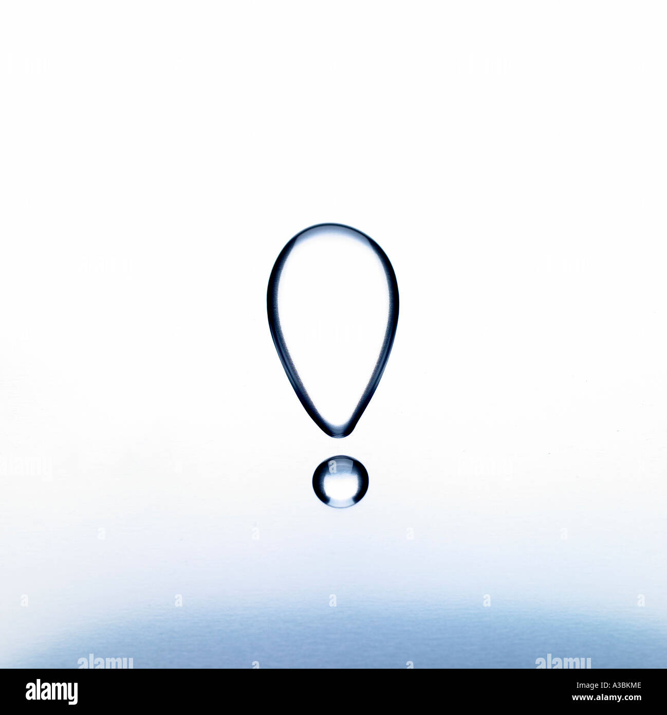 Water exclamation mark hi-res stock photography and images - Alamy